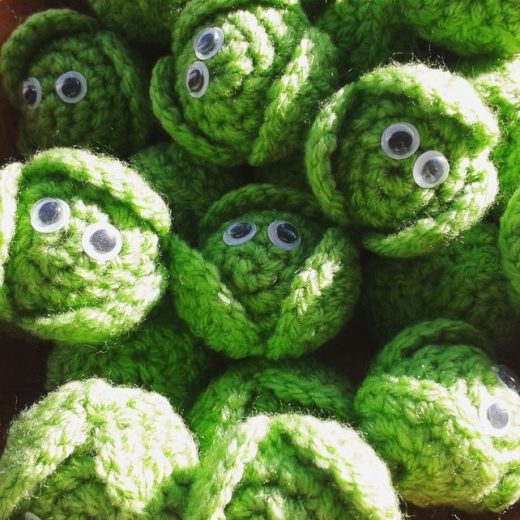 Sweetest Knitted Brussel Sprout Free Pattern – Cocador